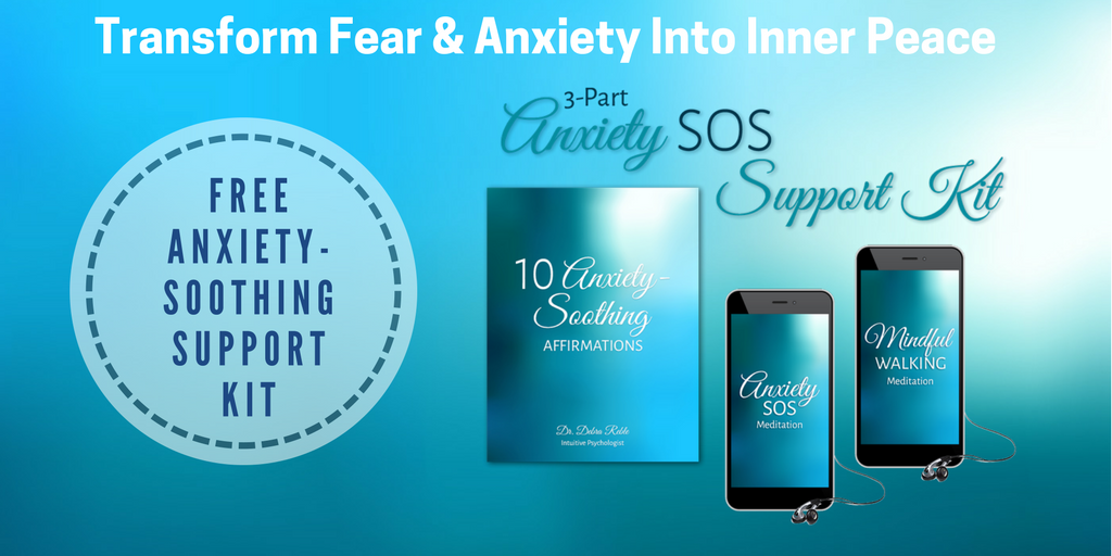 Anxiety SOS Support Kit from Intuitive Psychologist Dr. Debra Reble